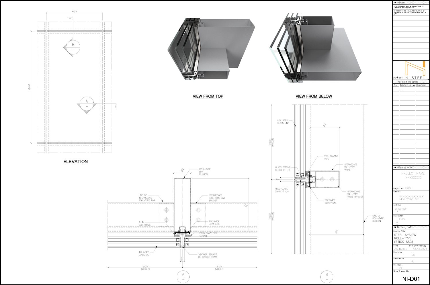 NI STEEL | Steel Curtain Wall | Laser welding